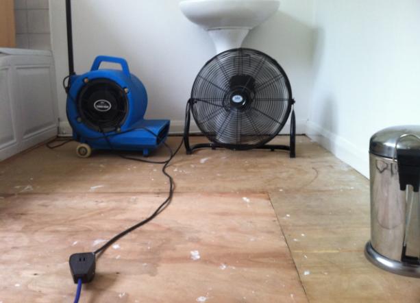 Drying A Water Damaged Property - Structural Drying