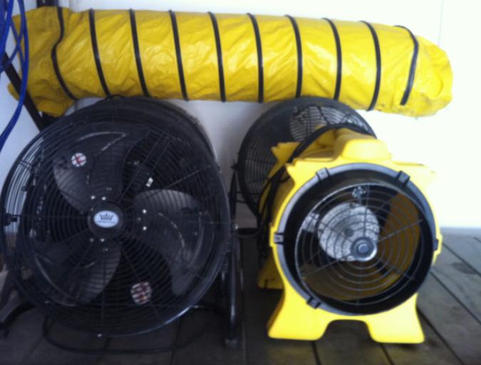 Drying A Water Damaged Property - Structural Drying