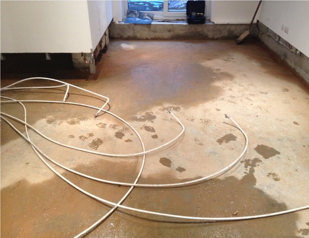 Poorly Installed Underfloor Heating System - Thermal Imaging Report